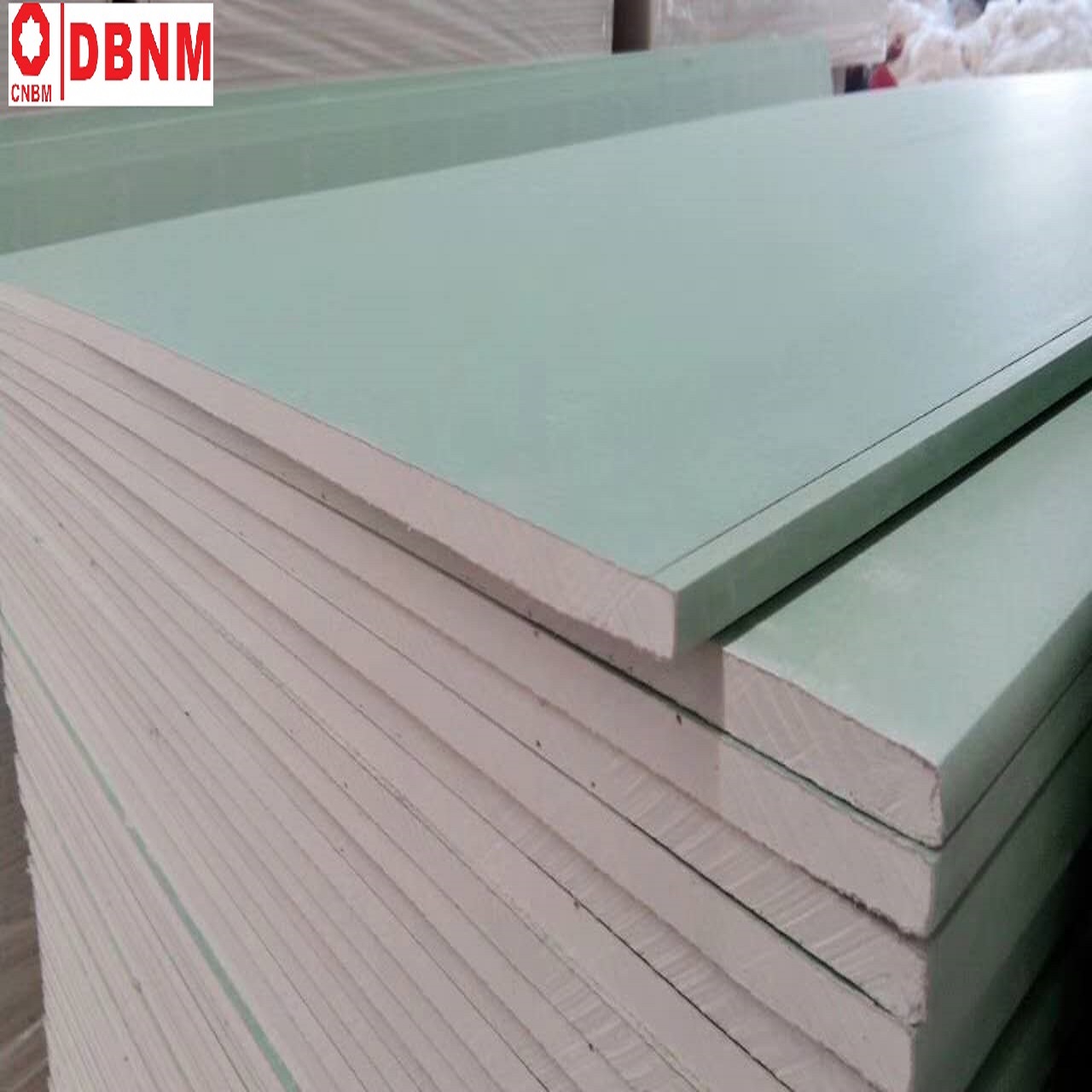 Green Color Moisture-proof Plasterboard With 12.0mm Thickness For ...