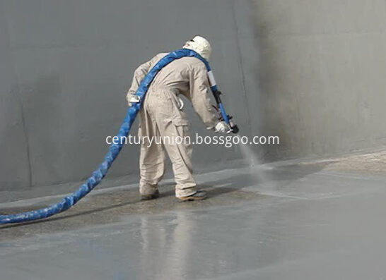 ความปลอดภัยและสภาพแวดล้อมการฉีดพ่น Polyurea Spua-90 Ab Courts พื้นผิว ...