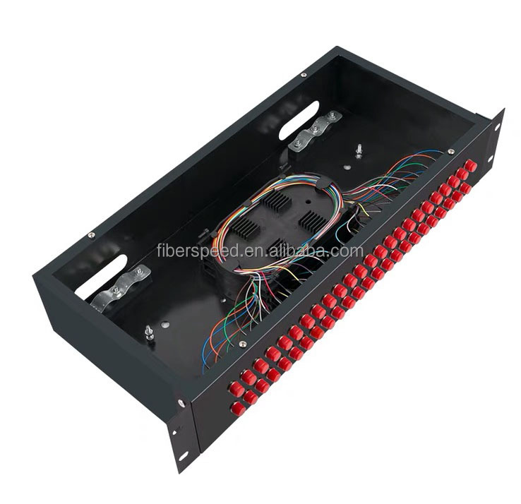 2u 48 Port Fc Adapter Fiber Optic Distribution Frame, High Quality 2u ...