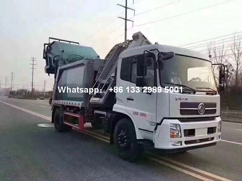 14cbm Capacity Hydraulic System Side Loader Garbage Compactor Trucks ...