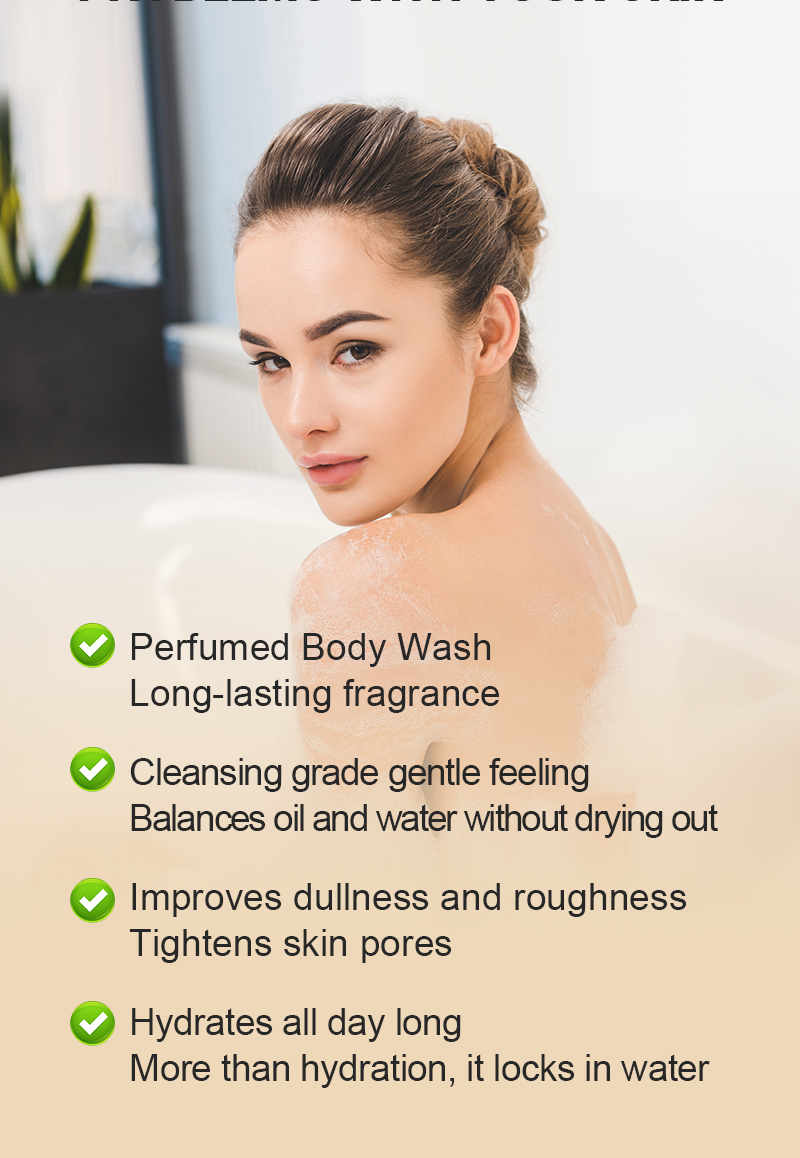 Moisturizing Sensitive Skin Foaming Perfume Body Wash, High Quality ...