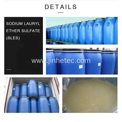 Liquid Detergent Sodium Lauryl Ether Sulfate 70% SLES China ...