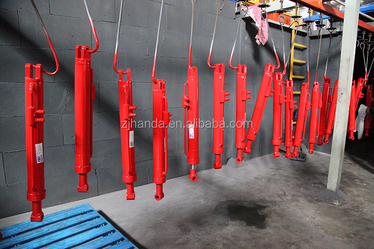 Welded Double Acting Hoist And Dump Trailer Hydraulic Cylinder With ...