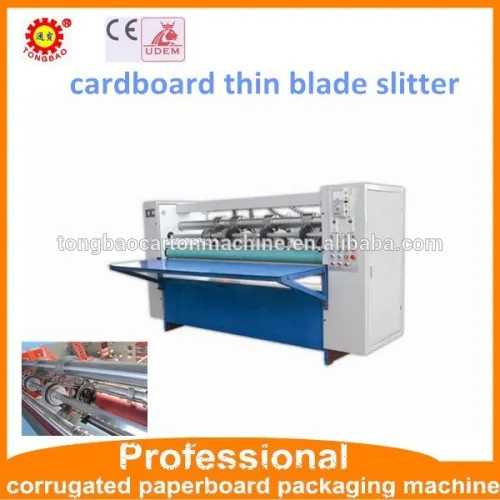 Thin Blade Corrugated Board Slitter Creaser Machine, High Quality Thin ...