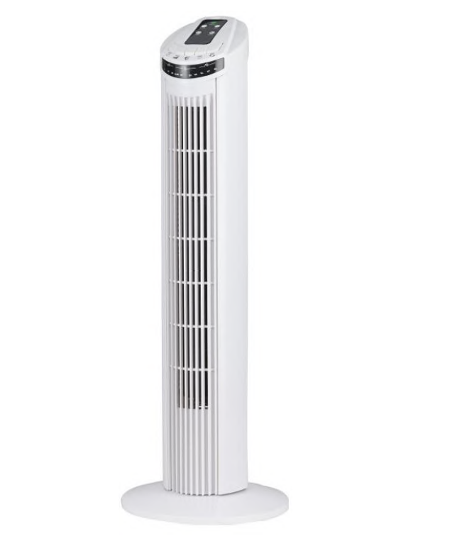 29 Inch Slim Bladeless Electric Tower Fan With Timer And Remote Control ...
