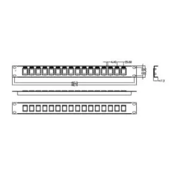 Utp Blank Patch Panel, 16 Port, High Quality Utp Blank Patch Panel, 16 Port on Bossgoo.com