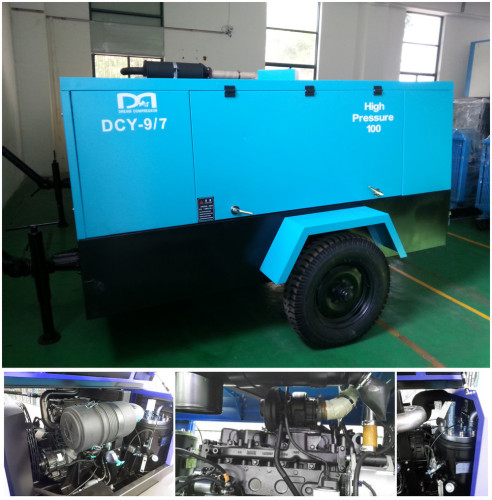 Diesel Mobile Rotary Screw Air Compressor, High Quality Diesel Mobile ...