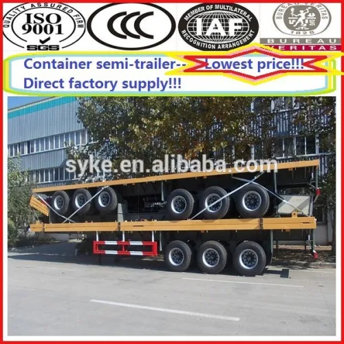 Military Trailer 3 Axles 20ft Container Trailer, High Quality Military ...