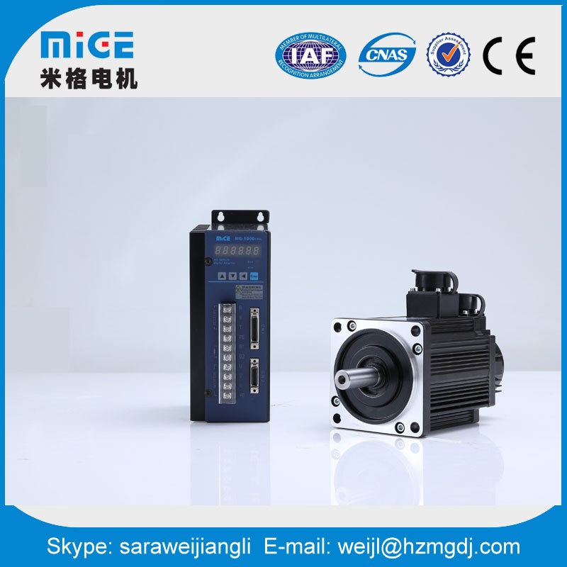 110mm Mige Permanent Magnet Synchronous Motor With 1.5kw Driver, High ...