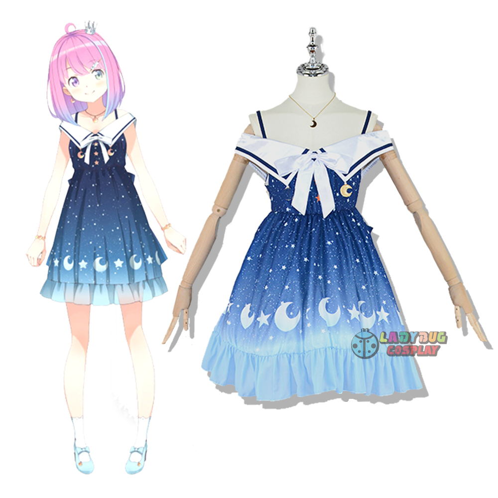 ชุดคอสเพลย์ Hololive Vtuber Himemori Luna Luna คุณภาพสูง ชุดคอสเพลย์ ...