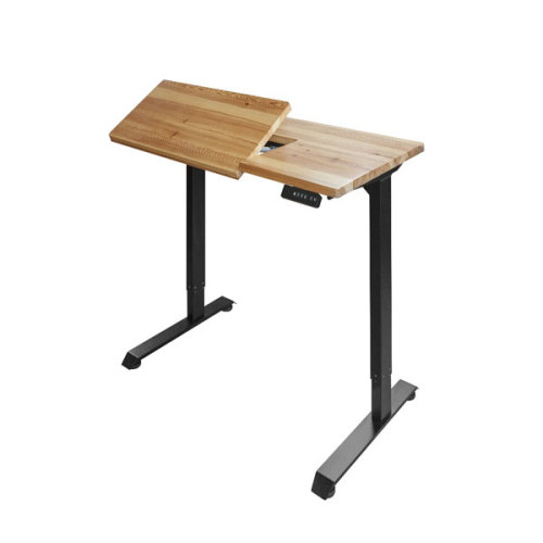 Dual Monitor Raising Standing Desk With Two Legs, High Quality Dual ...