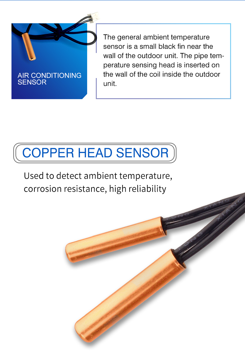 Sunchonglic Air Conditioner Outdoor 10k Copper Head Temperature Sensor ...