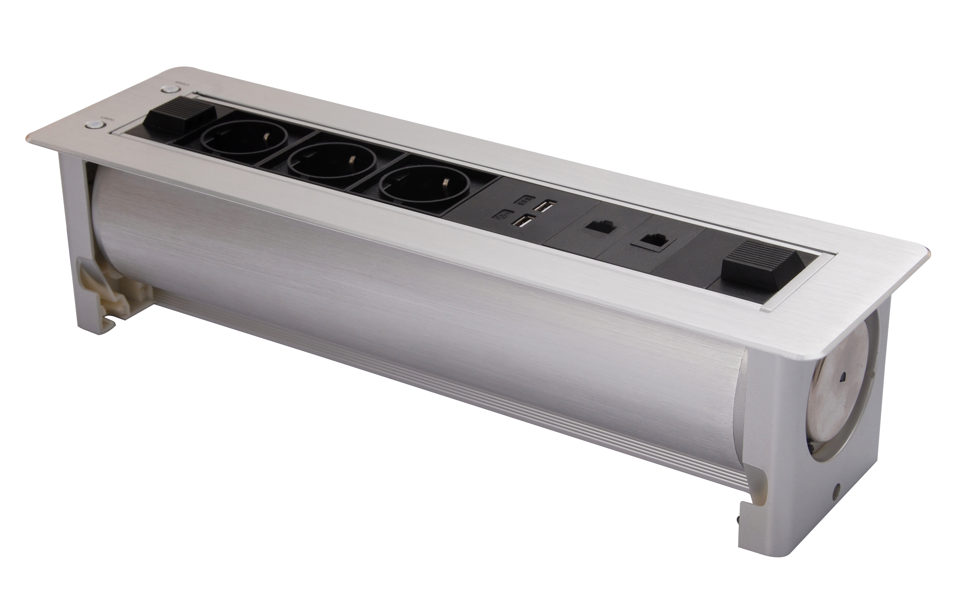 Wireless Charging Flip-up Three Pine Power Plug: Rotating Desktop ...