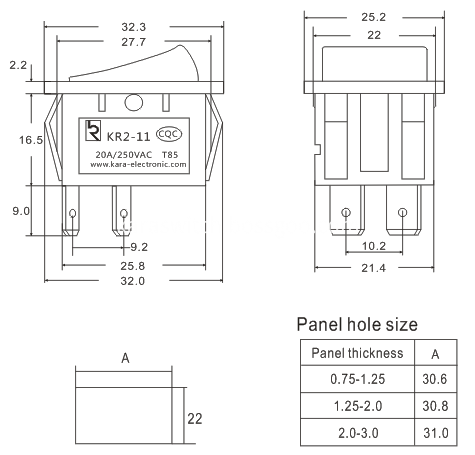 High Current Rocker Switch 20a, High Quality High Current Rocker Switch ...