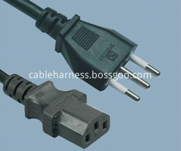 Italian Computer Imq Male Type To Iec C13 Power Cord, High Quality ...