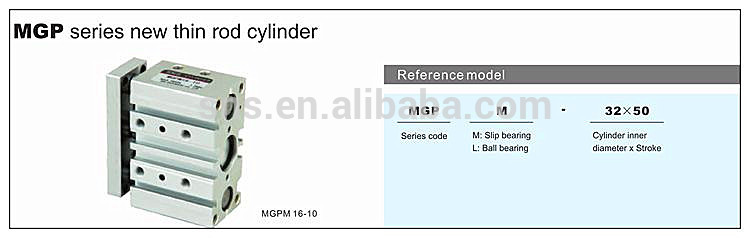 Mgp Series New Type Pneumatic Cylinders With Thin Rod, High Quality Mgp ...