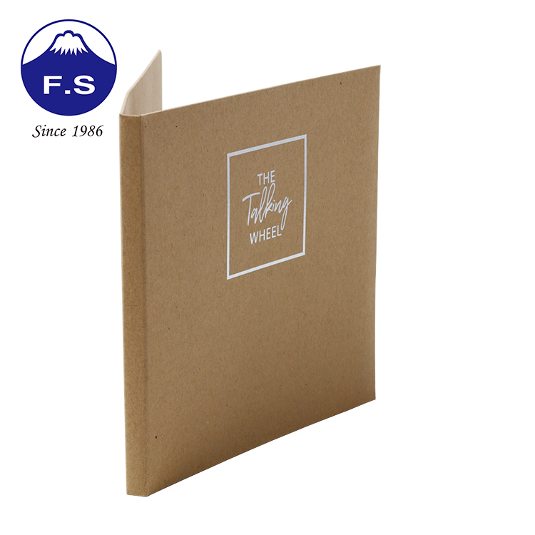 Custom Kraft Paper Printing A4 File Presentation Folder, High Quality ...