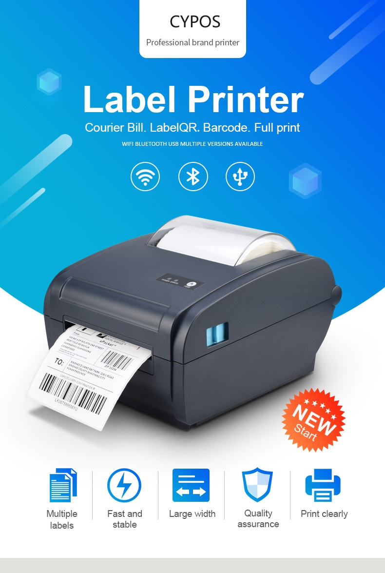 Oem Supported Smart Label Printer With Custom Logo - 110mm 4x6 Inch ...