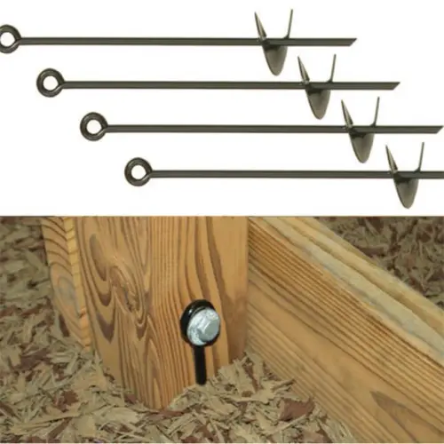 Eyelet Earth Ground Anchor Power Coated Auger คุณภาพสูง Eyelet Earth ...