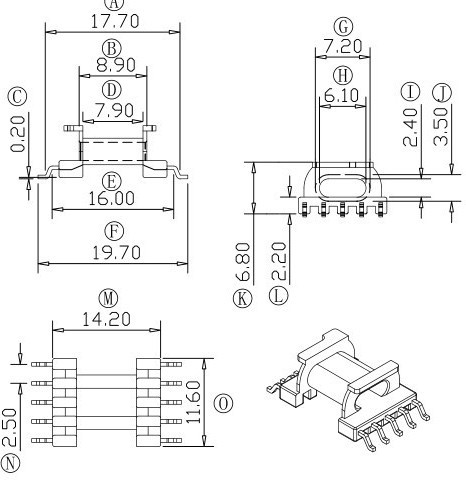 Epc13 Smd Bobbin +ferrite Core, High Quality Epc13 Smd Bobbin +ferrite Core on Bossgoo.com
