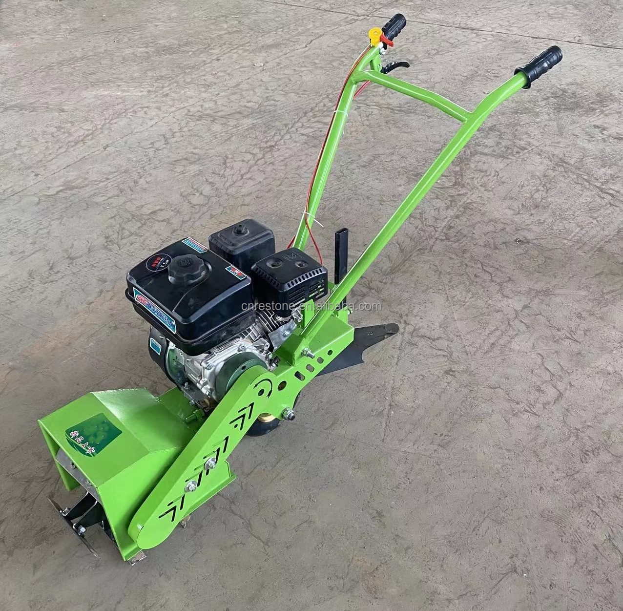 Hand Push Tiller Grass Weeder Ditching Machine, High Quality Hand Push ...