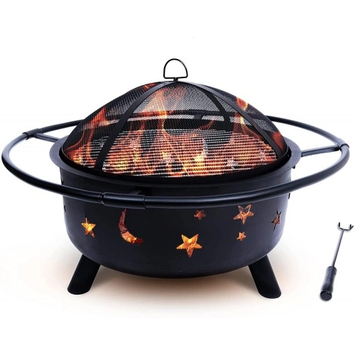 Portable Brazier Outdoor Brazier - 30" Large Wood Burning Brazier ...