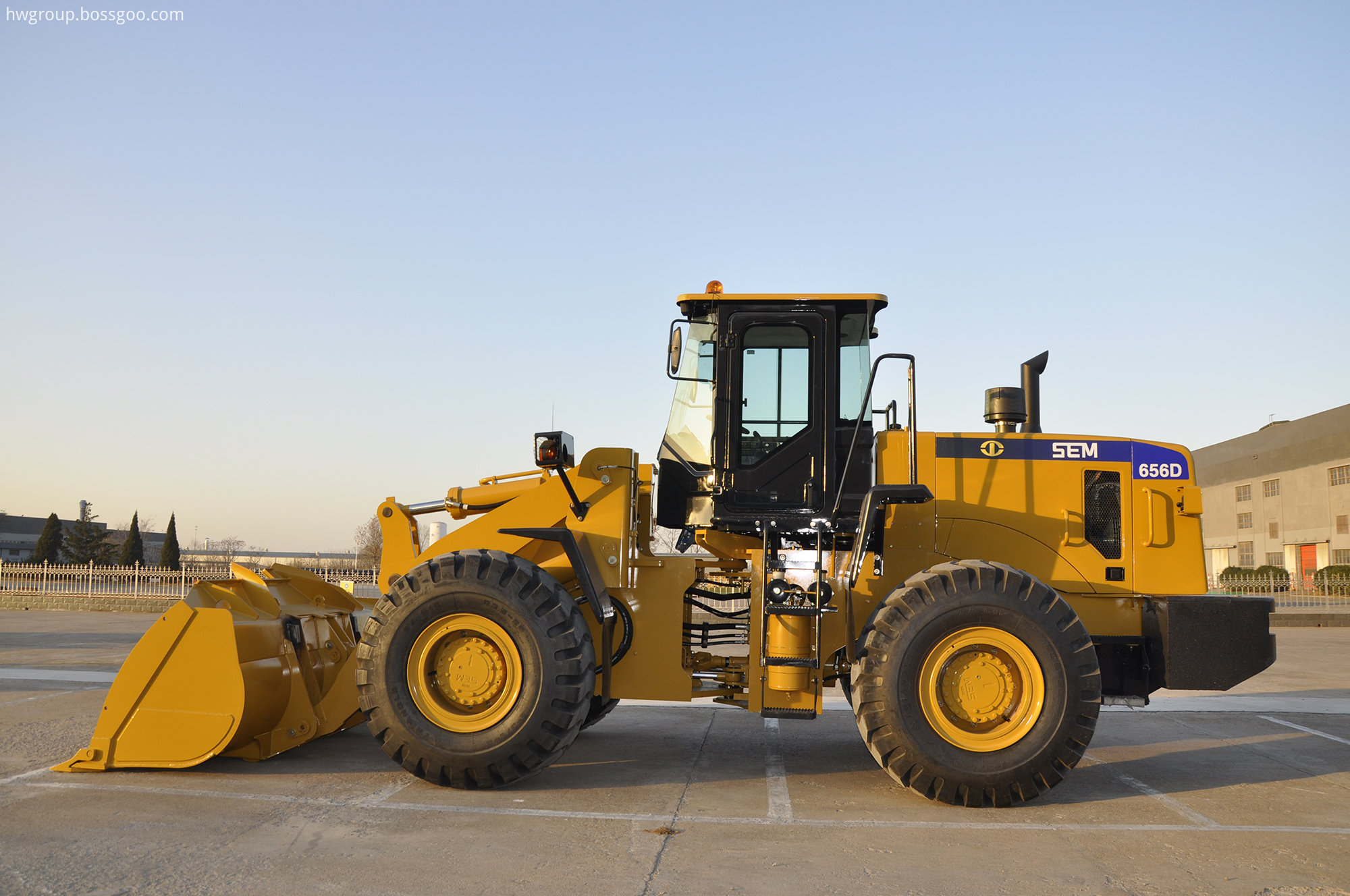 Chinese Sem 5000kg Capacity Wheel Loader Sem656d, High Quality Chinese ...