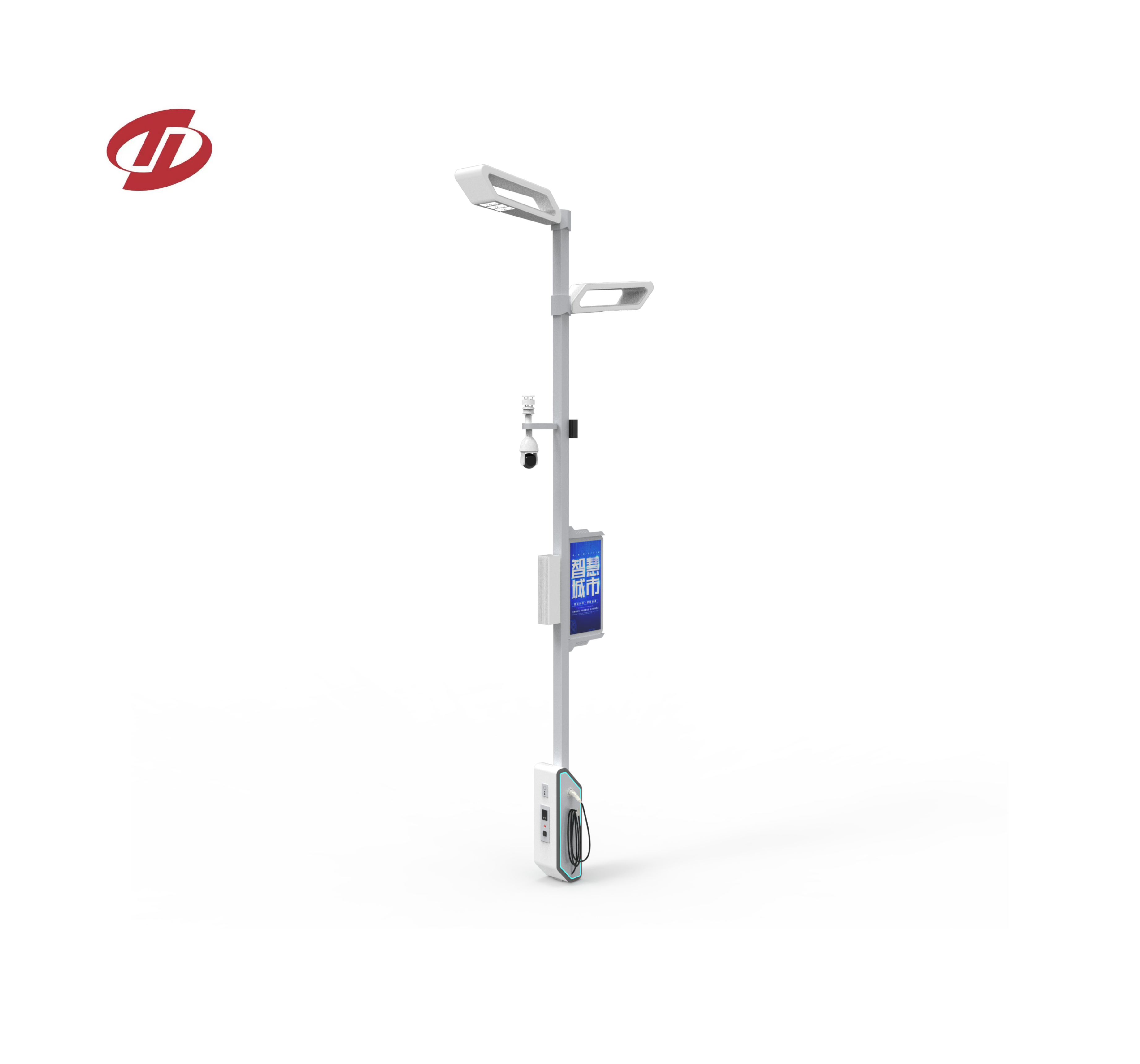 Intefly Smart Pole: Integrated Ai Camera, Wifi Transmitter, And Led ...