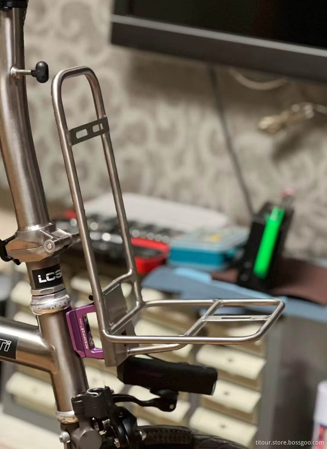 Titanium Brompton Front Rack, High Quality Titanium Brompton Front Rack ...