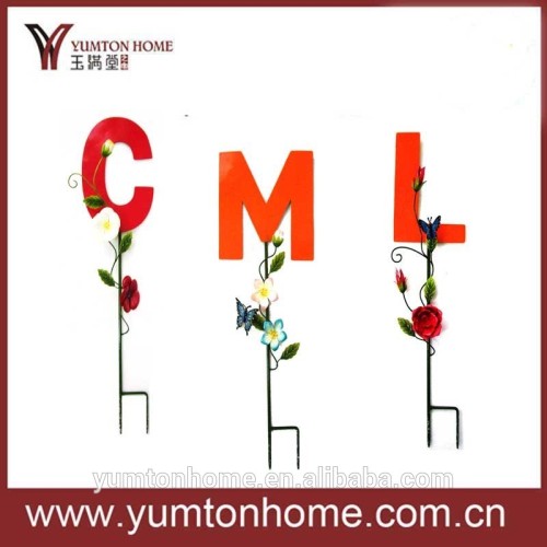 Iron Letter Garden Garden Stake, High Quality Iron Letter Garden Garden ...