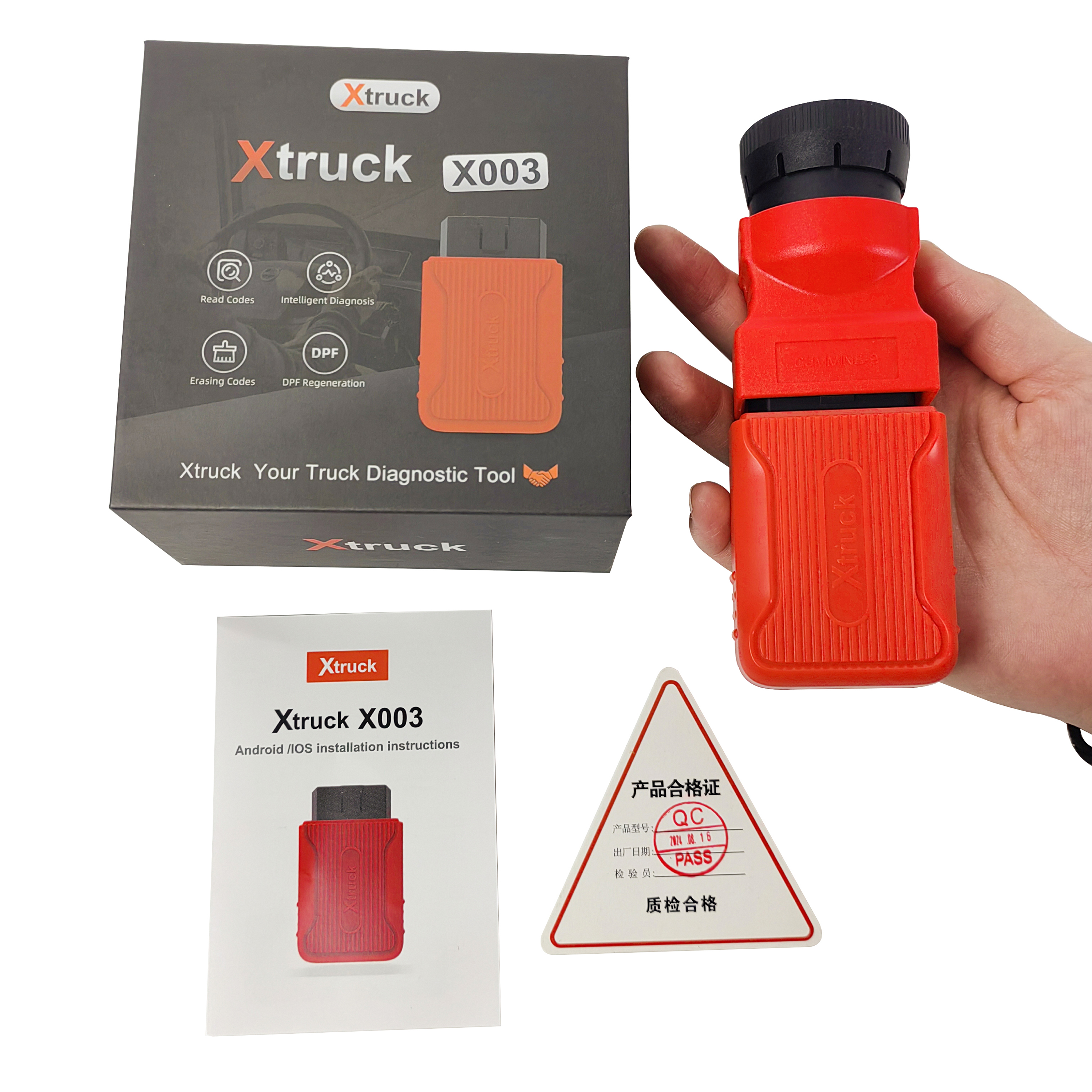 X Truck X003 Fault Code Reader: Vol-vo & Sca-nia Diagnostic Tool, High ...