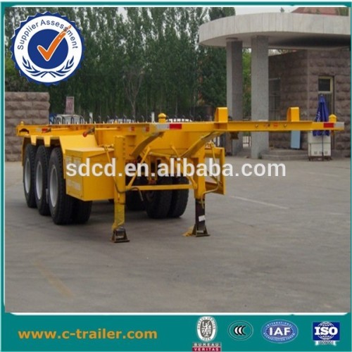 Gooseneck 40ft Container Skeletal Trailer, High Quality Gooseneck 40ft ...