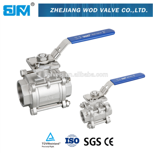 3pc Iso 5211 Threaded 2 Inch Stainless Steel Ball Valve, High Quality ...