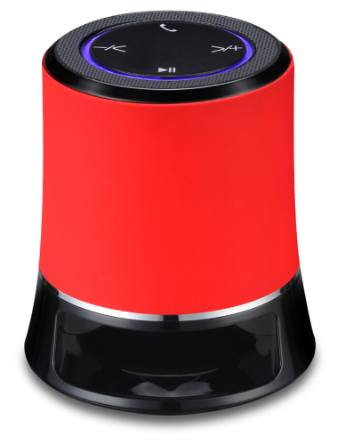 Mini Metal Cylinder Bluetooth Speaker With Colorful Light Flash For ...