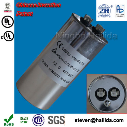 100 Mfd Capacitor Cbb60 Condensateur 40 70 21 450 Vac, High Quality 100 ...
