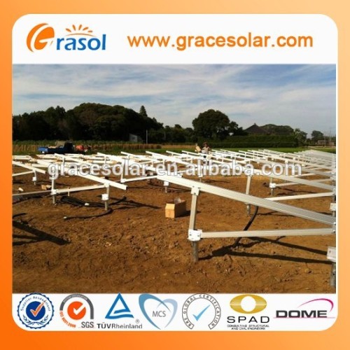 Ground Mount Solar Tracking System, Solar Panel Pole Mounting System ...