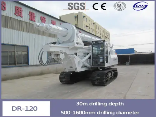 Dr-120 Full Hydraulic Rotary Drilling Rig Machine, High Quality Dr-120 ...