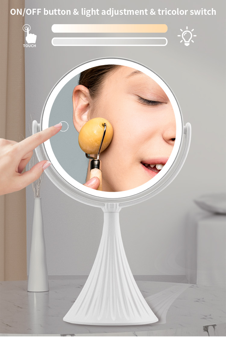 Tabletop Mirror With Stand Lighted Vanity Mirror, High Quality Tabletop ...