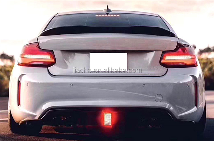 Carbon Fiber / Frp Rear Spoiler Boot Duck Wings For Bmw 2 Series F22 ...