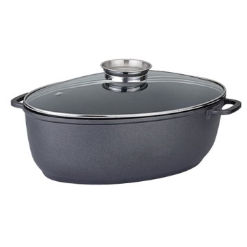 38cm Die-casting Aluminium Roaster,frying Pan, High Quality 38cm Die ...