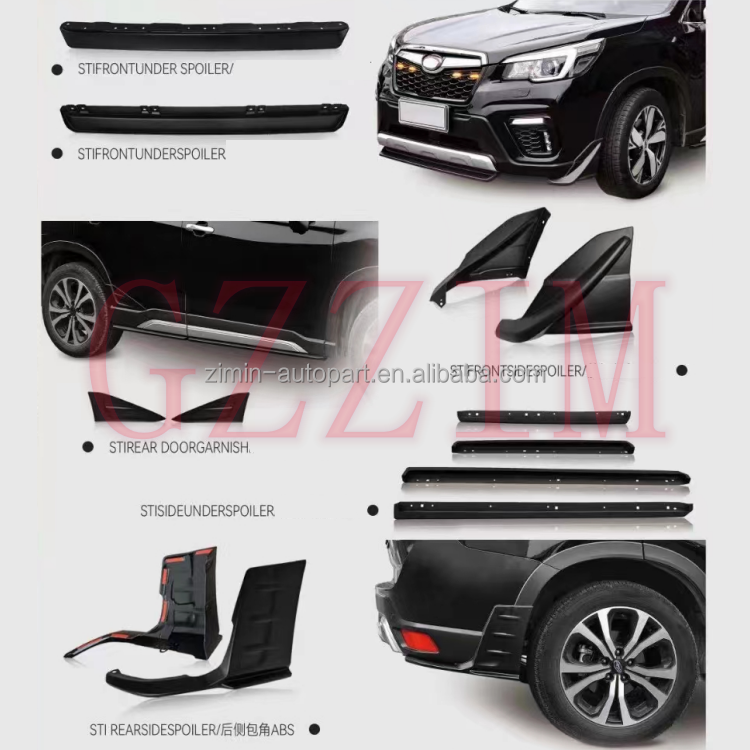 Subaru Forester 2019 Sti Front Side Rear Spoiler, High Quality Subaru ...