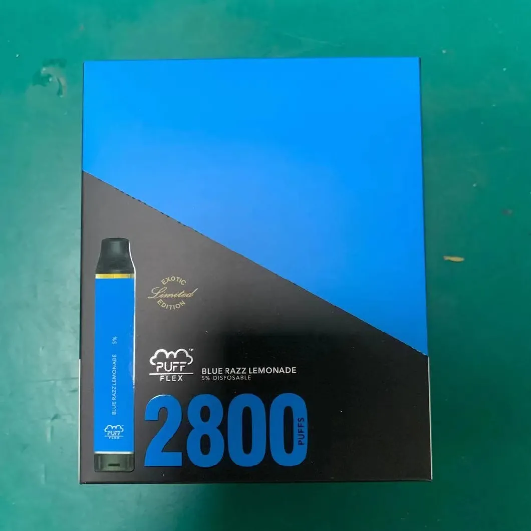2800puffs Puff Flex แบบใช้แล้วทิ้งที่มีความจุขนาดใหญ่ 850mah คุณภาพสูง ...
