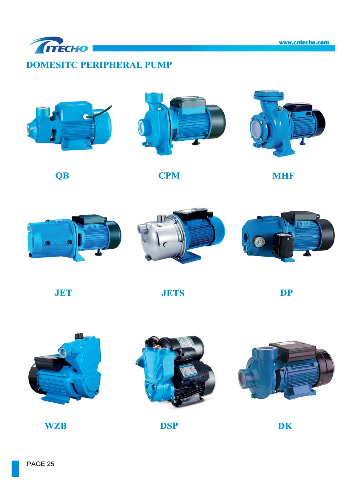 Price List For 0.8kw/1hp Electric Motor Water Booster Pumps, High ...