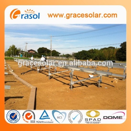 Ground Mount Solar Tracking System, Solar Panel Pole Mounting System ...
