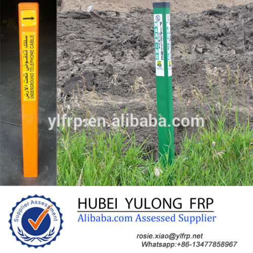 Reflective Fiberglass Frp Sign Post, High Quality Reflective Fiberglass ...