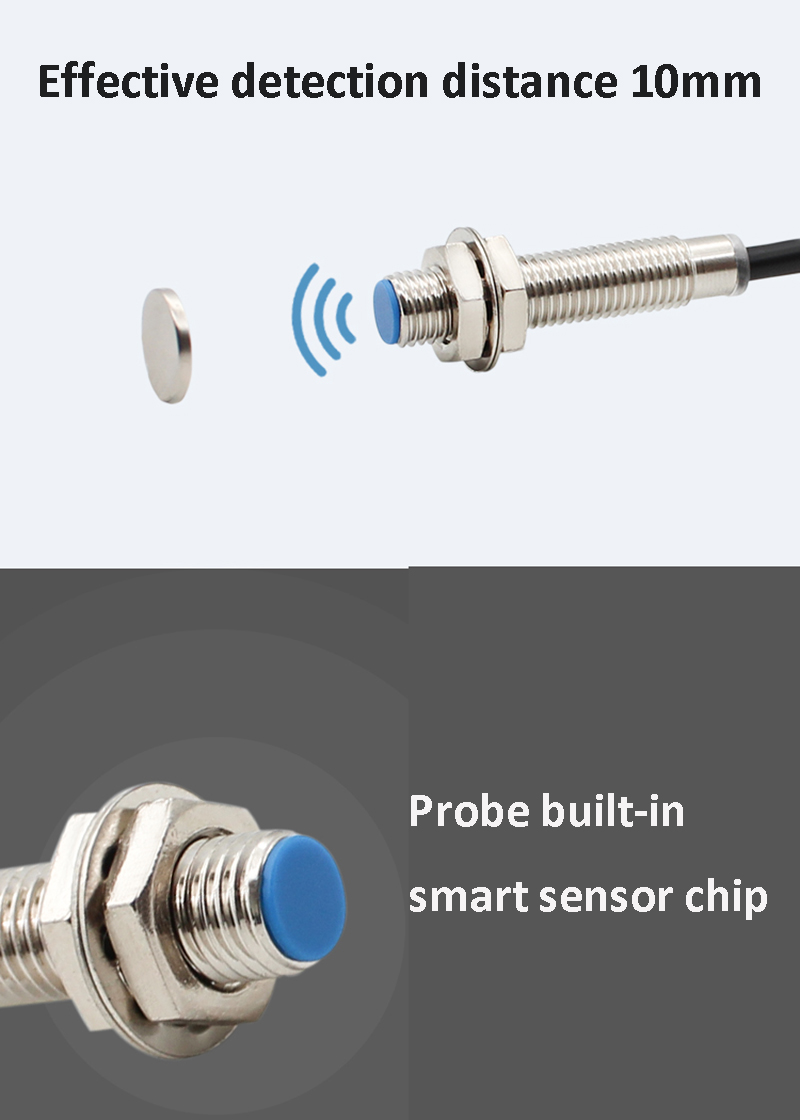 M8 Hall Sensor High Level Module - Magnetic Induction Proximity Switch ...