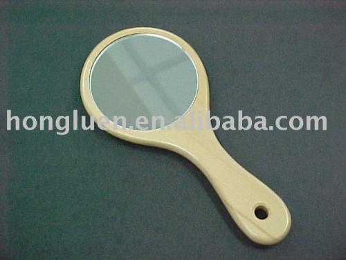 Wooden Hair Salon Hand Mirror, High Quality Wooden Hair Salon Hand ...