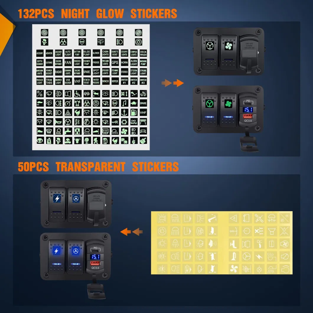 Waterproof 2 Gang Rocker Switch Box, High Quality Waterproof 2 Gang ...