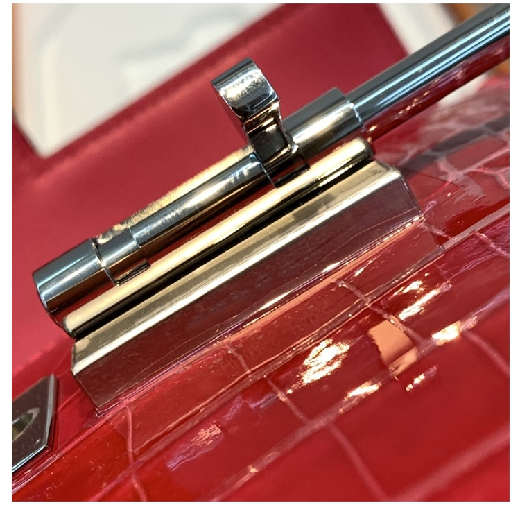 Chain Latch Bag Crocodile Pattern 2022 New One-shoulder Messenger ...