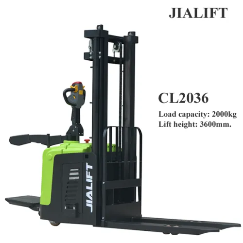 2 Ton Electric Powered Pallet Stacker, High Quality 2 Ton Electric ...